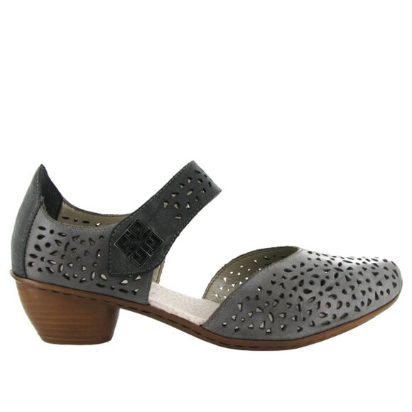 Rieker | Shoes | Rieker Mirjam Leather Perforated Mary Jane Comfort Shoes Size Eu 4 Us 95 | Poshmark